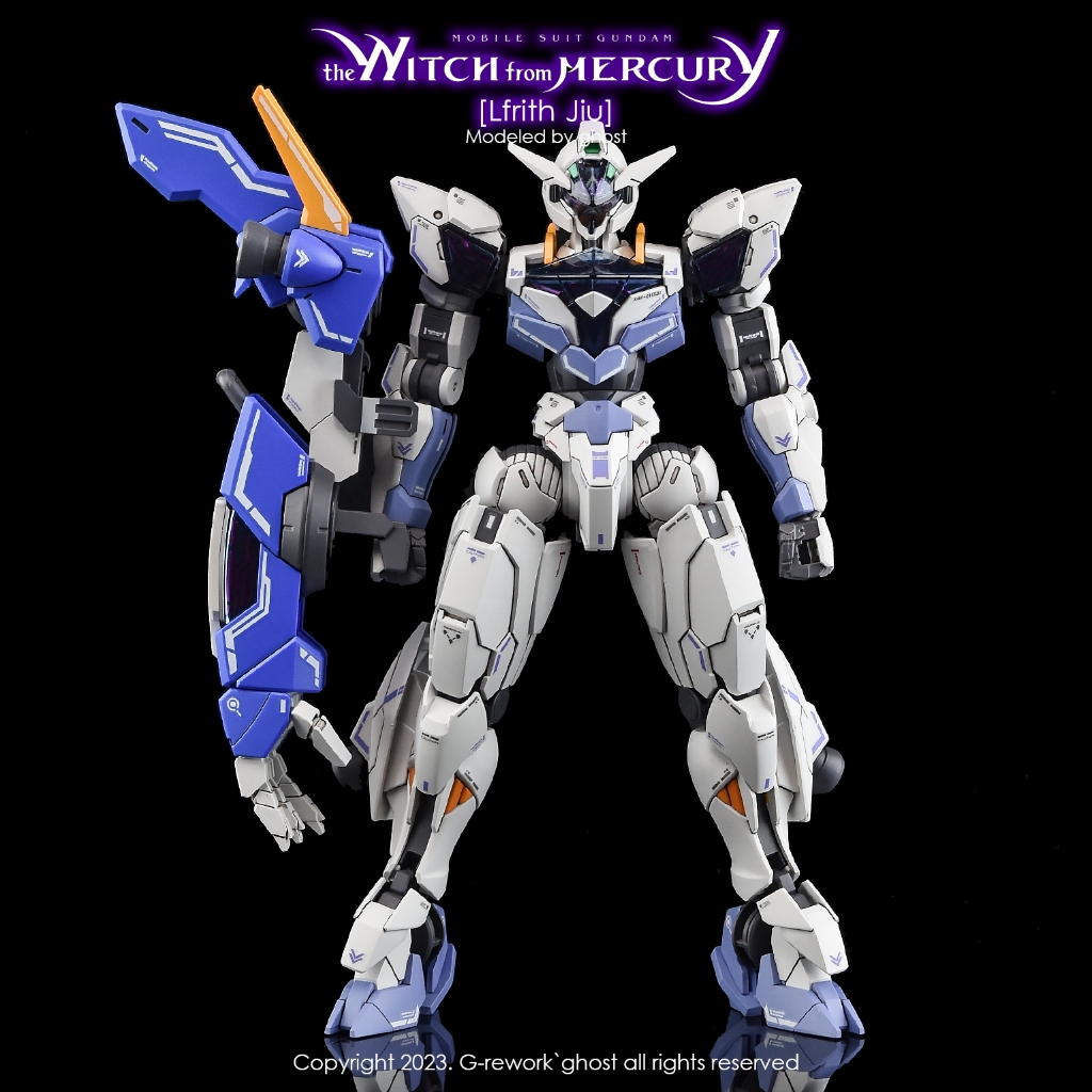 Water Decal [HG] [witch from mercury] Gundam Lfrith Jiu ของแท้จาก G ...