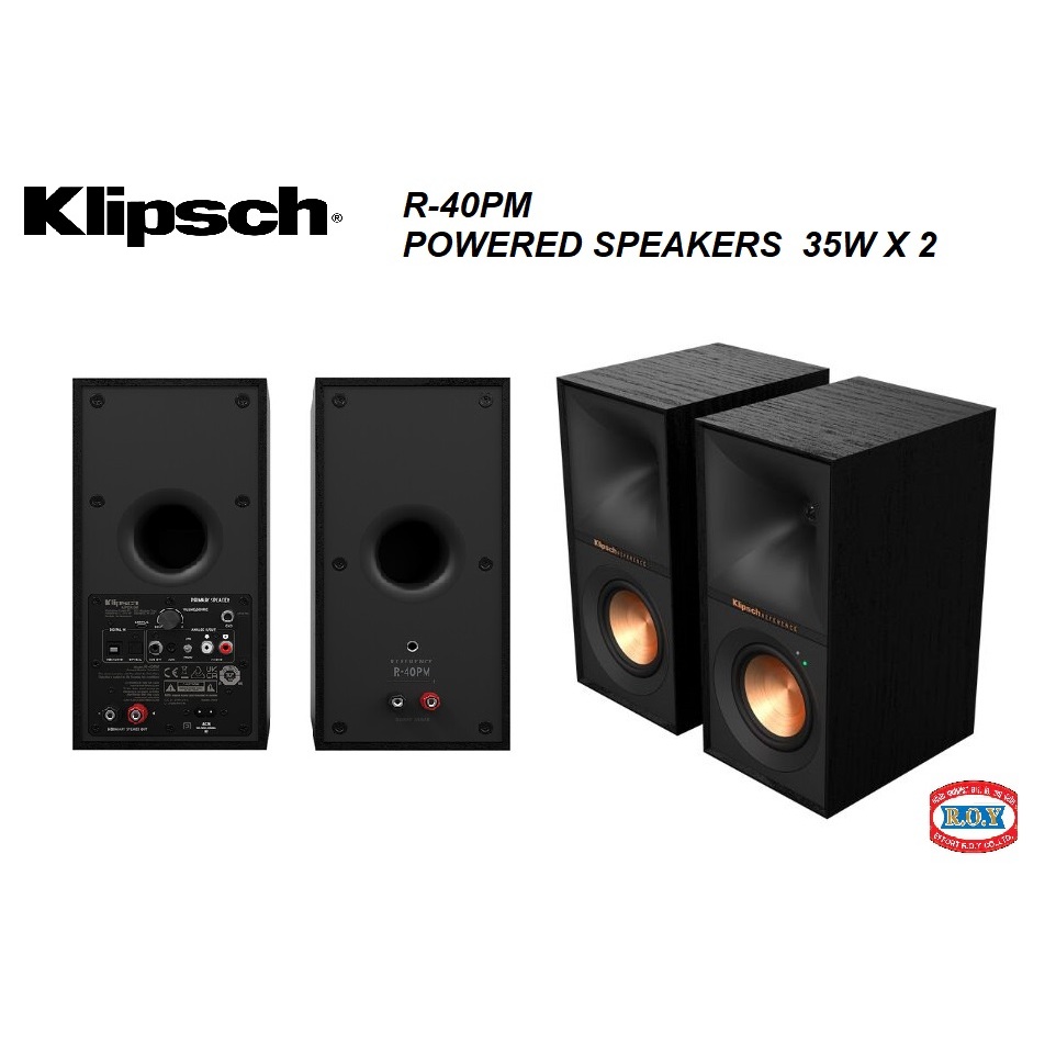 KLIPSCH R-40PM POWERED SPEAKERS | Shopee Thailand
