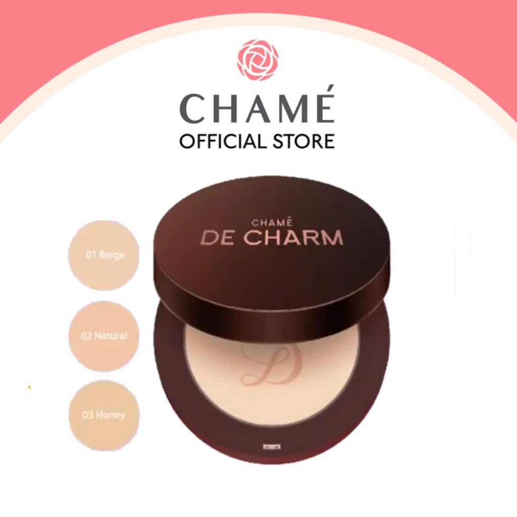 DE CHARM EVERLASTING ALL DAY PERFECT SKIN PRESSED POWDER แป้งรองพื้นส ...