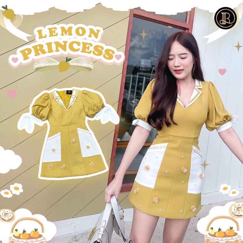 มือสอง Lemon Princess : BLT มินิเดรสสีเหลือง งานตามหา | Shopee Thailand