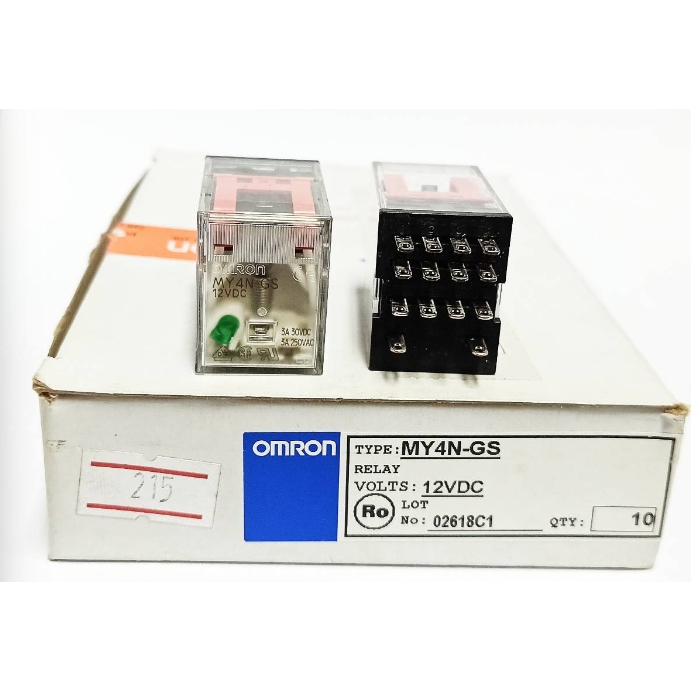 (รีเลย์) OMRON RELAY MY4N-GS 12VDC | Shopee Thailand