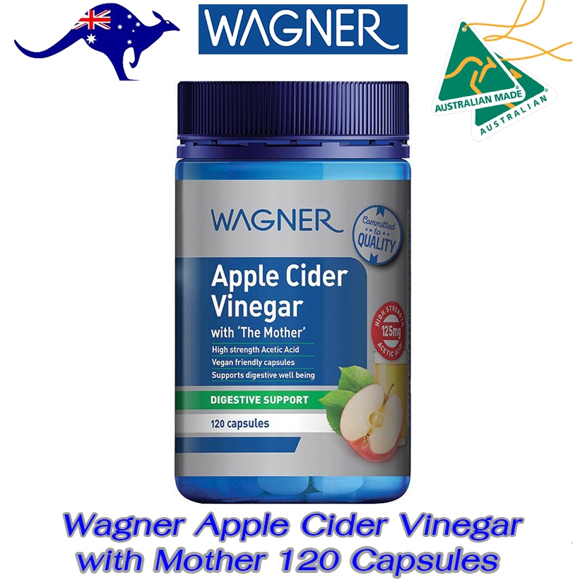 Wagner Apple Cider Vinegar with Mother 120 Capsules สูตรเด็ดตัวแม่ สูตร ... Wagner Apple Cider Vinegar with Mother 120 Capsules สูตรเด็ดตัวแม่ สูตร ...