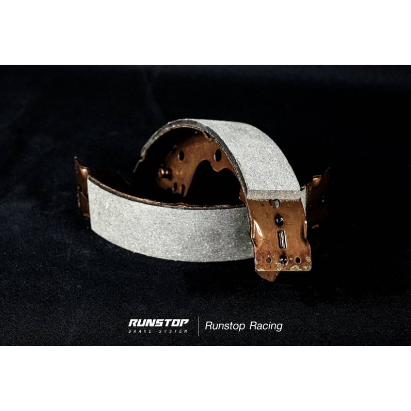 runstop ผ้าเบรค เบรคดรัมหลัง ก้ามเบรกดรั้มหลัง ก้านเบรค rear brake shoe ...