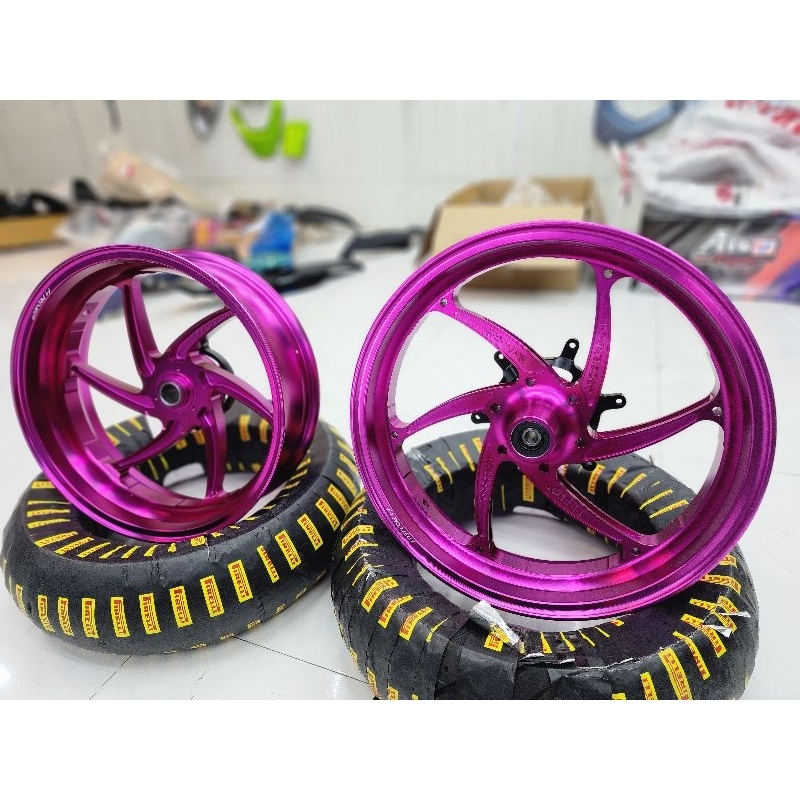 ล้อ GP racing by F1 project ใส่ forza350 xmax adv350 แถมจุฟแต่ง มูลค่า ...