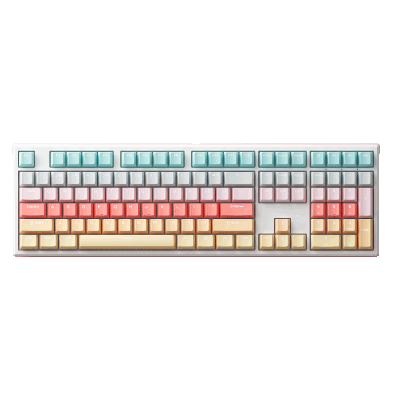 MONSGEEK KEYBOARD MG108B ICE CREAM RGB 108 KEYS FULL SIZE - AKKO CREAM ...