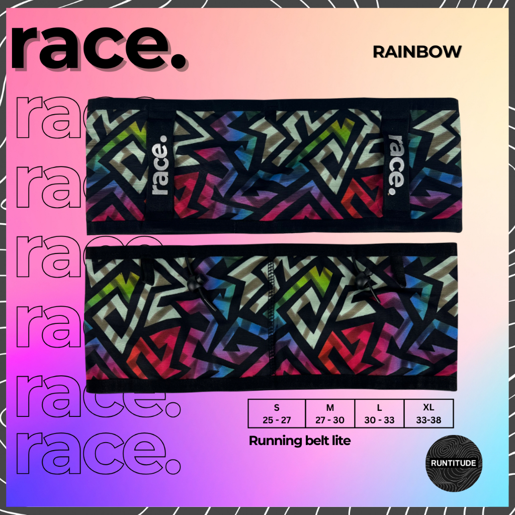 Race : Running Belt รุ่น lite กระเป๋าวิ่ง กระชับ เก็บของได้รอบเอว ...