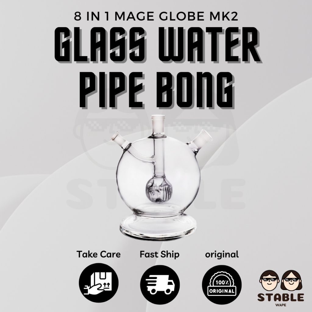 (พร้อมส่งด่วน !!) Globe Bong Clear MK2 Flat Earth Edition 8 in 1 Globe ...