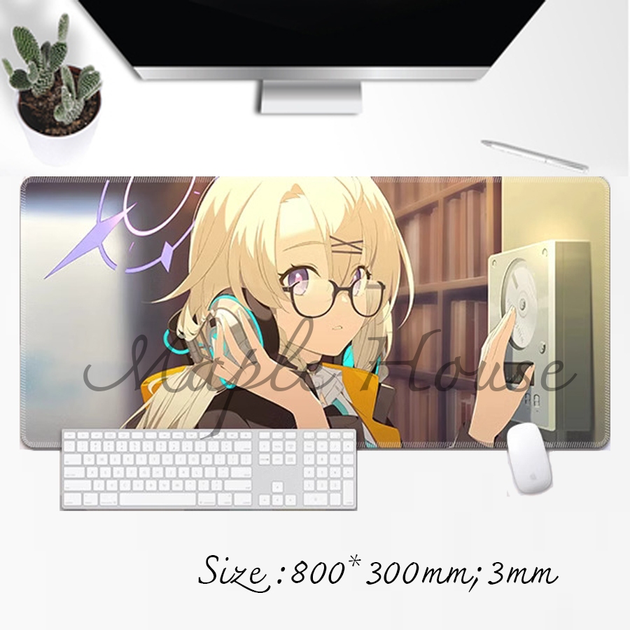 แผ่นรองเมาส์(Mouse pad) blue archive[800×300/3mm] | Shopee Thailand