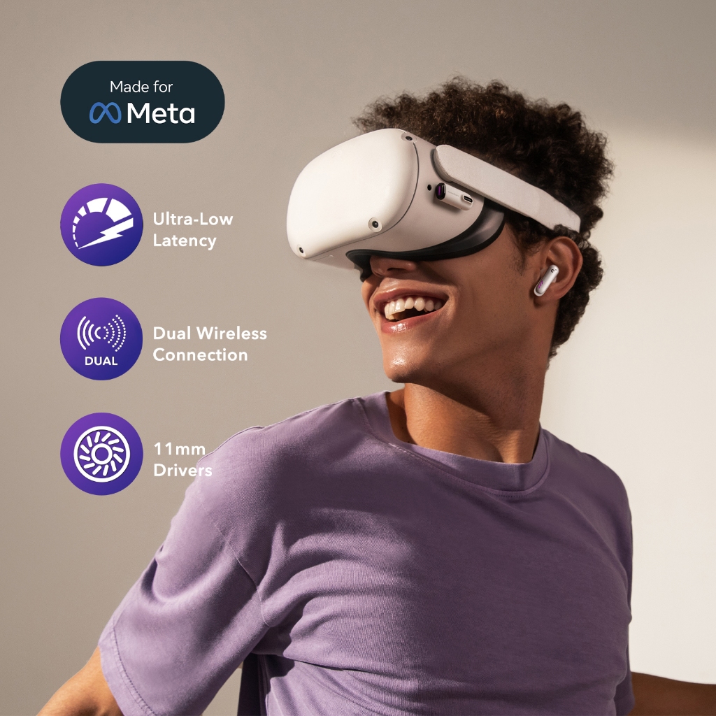 Soundcore VR P10 หูฟังบลูทูธ Wireless Gaming Earbuds, Meta Quest 2 ...