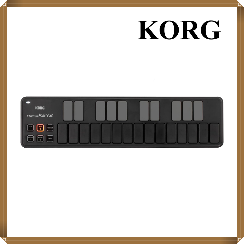 KORG Standard USB MIDI Keyboard nanoKEY2 BK Black Music Production DTM ...