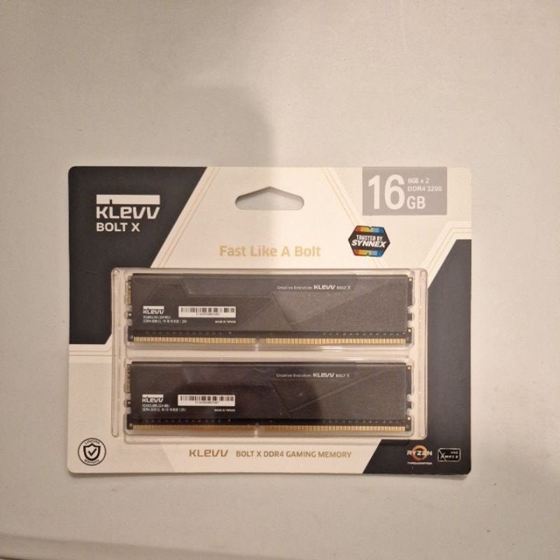 Klevv Ram ddr4 for pc 8x2 gb=16gb at 3200 mhz clต่ำ16 สภาพใหม่มาก ...