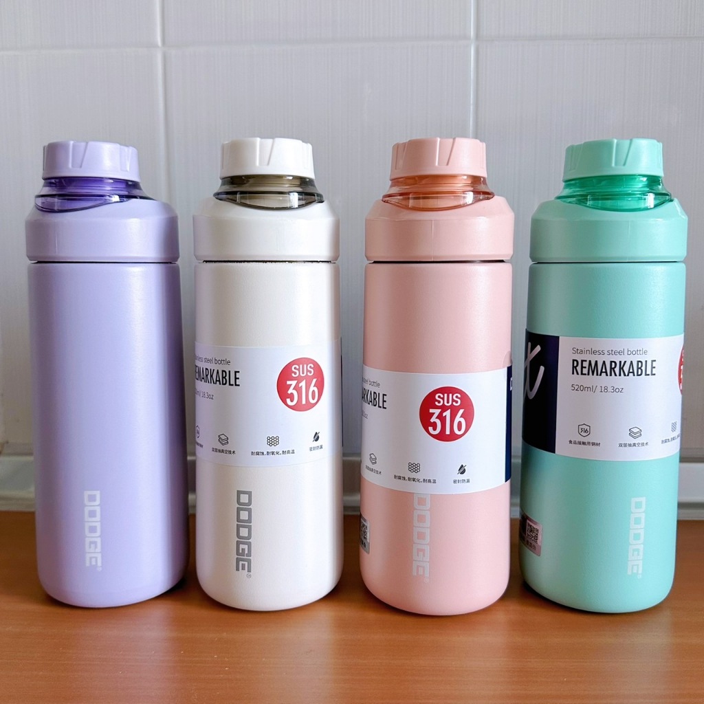 DODGE กระบอกน้ำเก็บอุณหภูมิรุ่นยกดื่ม มีสายหิ้วสายคล้องมือ ขนาด 520ml (ของแท้) | Shopee Thailand