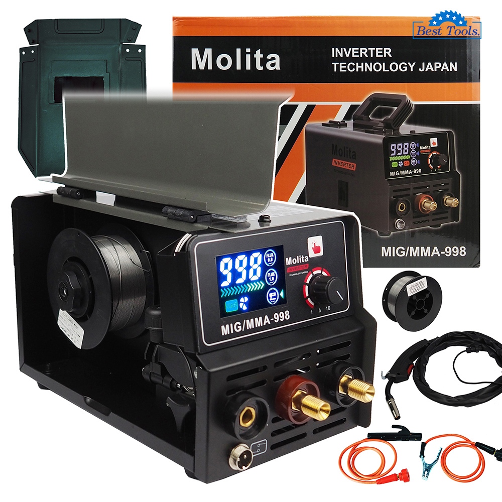 MOLITA ตู้เชื่อม 2 ระบบ MIG/MMA 998A (รุ่นใหม่ล่าสุด จอ LCD ) ตู้เชื่อม ...