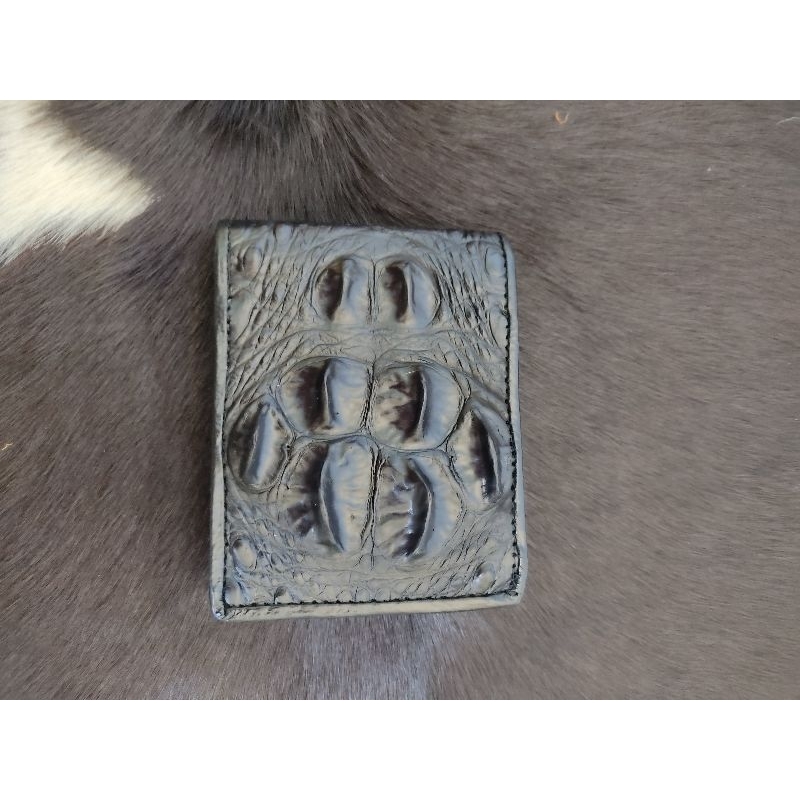 กระเป๋าสตางค์US หนังจระเข้แท้ ( หนังเต็มใบ) | Shopee Thailand