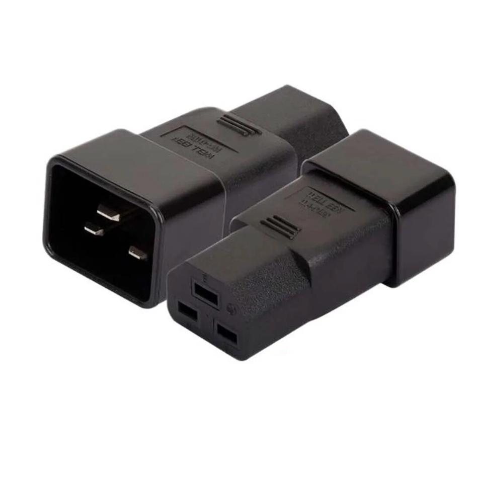 สีดำ10A/16A ทองแดง IEC320 C5 C6 C7 C8 C9 C13 C14 C15 C19 C20 C21ไฟฟ้า ...