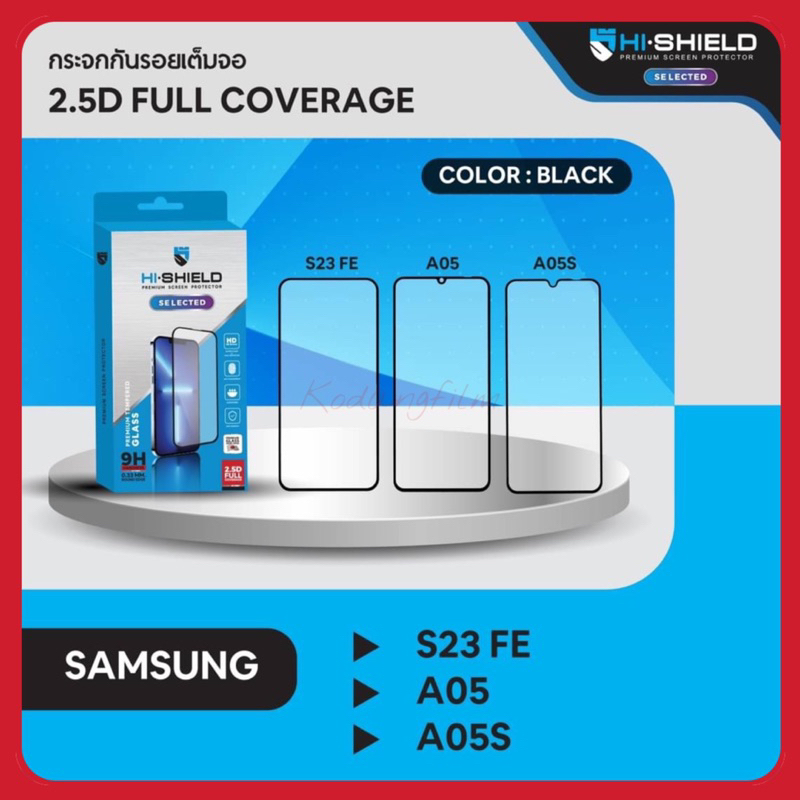 Hishield Selected ฟิล์มกระจกเต็มจอใส สำหรับรุ่น Samsung A05/Samsung A05s/Samsung S23fe | Shopee ...