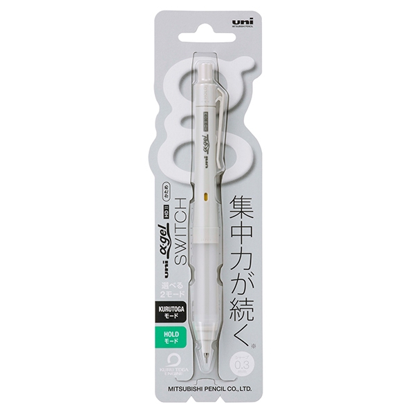 ดินสอกด Uni Alpha Gel Switch x Kurutoga ขนาด 0.5 และ 0.3 mm. ดินสอกด 2 ...