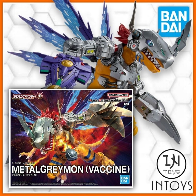 BANDAI - DIGIMON : FIGURE-RISE STANDARD AMPLIFIED METALGREYMON (VACCINE) (Model Plastic Kits ...
