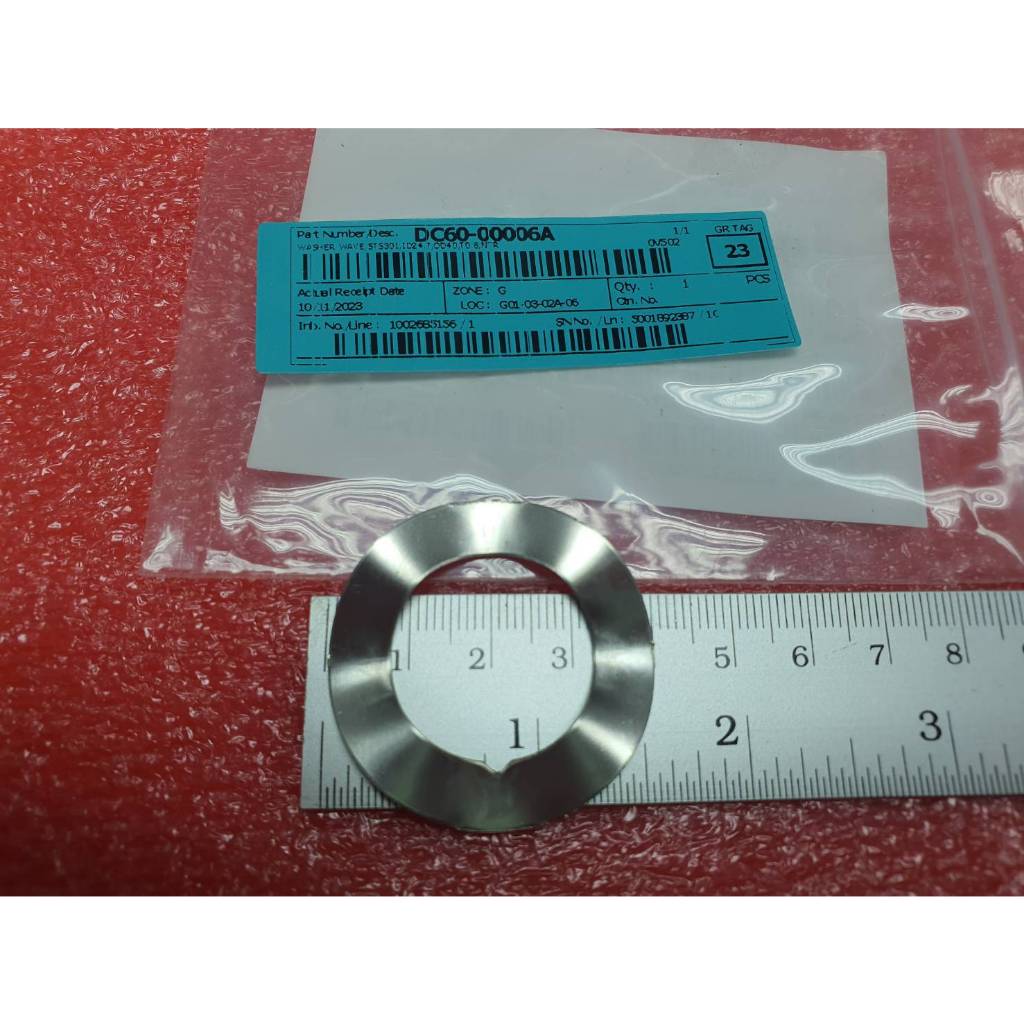 DC60-00006Aแหวนรองน็อตยึดถังเครื่องซักผ้าซัมซุงWASHER WAVEแหวนกันคลาย ...