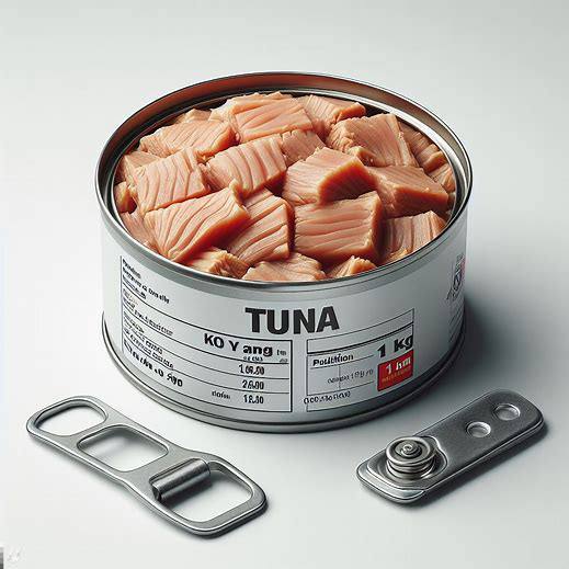 Tuna in a 1 kg can ปลาทูน่าในกระป๋อง 1 กิโลกรัม | Shopee Thailand
