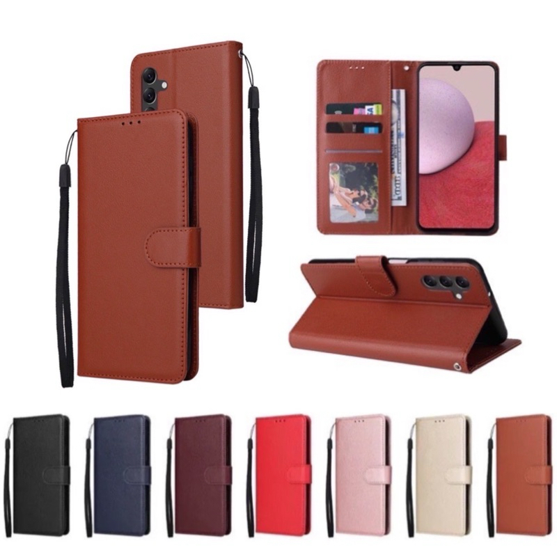 เคสหนังฝาพับ Samsung Galaxy S24 FE 5G /A06 A16 5G A05/A05s/ A15/A15 5G A25 A35 A55 s23 FE มีช่อง ...