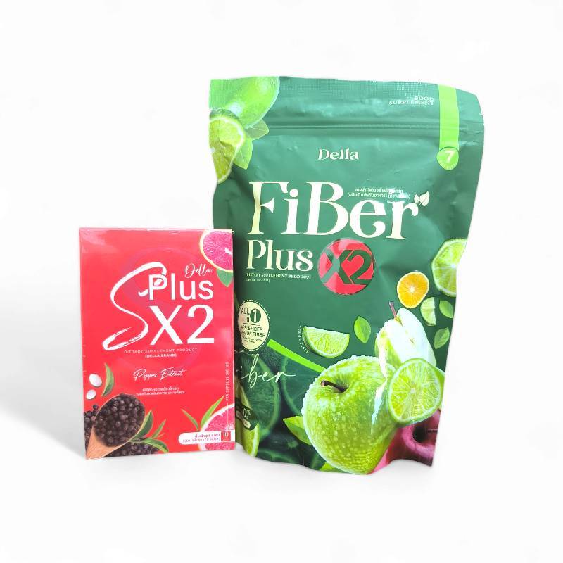 เดลล่าเอสเม็ดส้ม เดลล่าเอส Della S ซ้อฝัน & เดลล่า ไฟเบอร์พลัส เอ็กซ์ทู ...