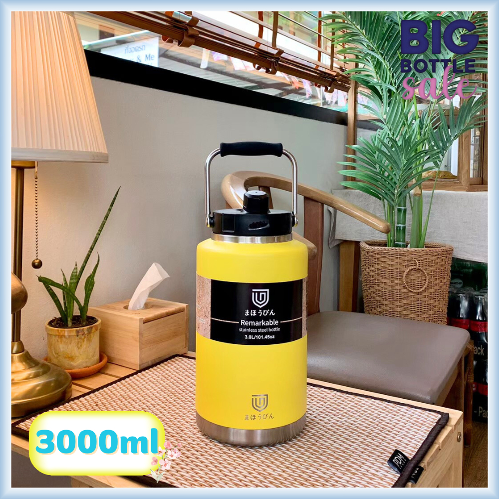 M-30 กระติกน้ำ เก็บอุณหภูมิ เก็บความเย็น กระติกใส่น้ำแข็ง กระบอกน้ำเก็บความเย็น 3000ML/3L ...