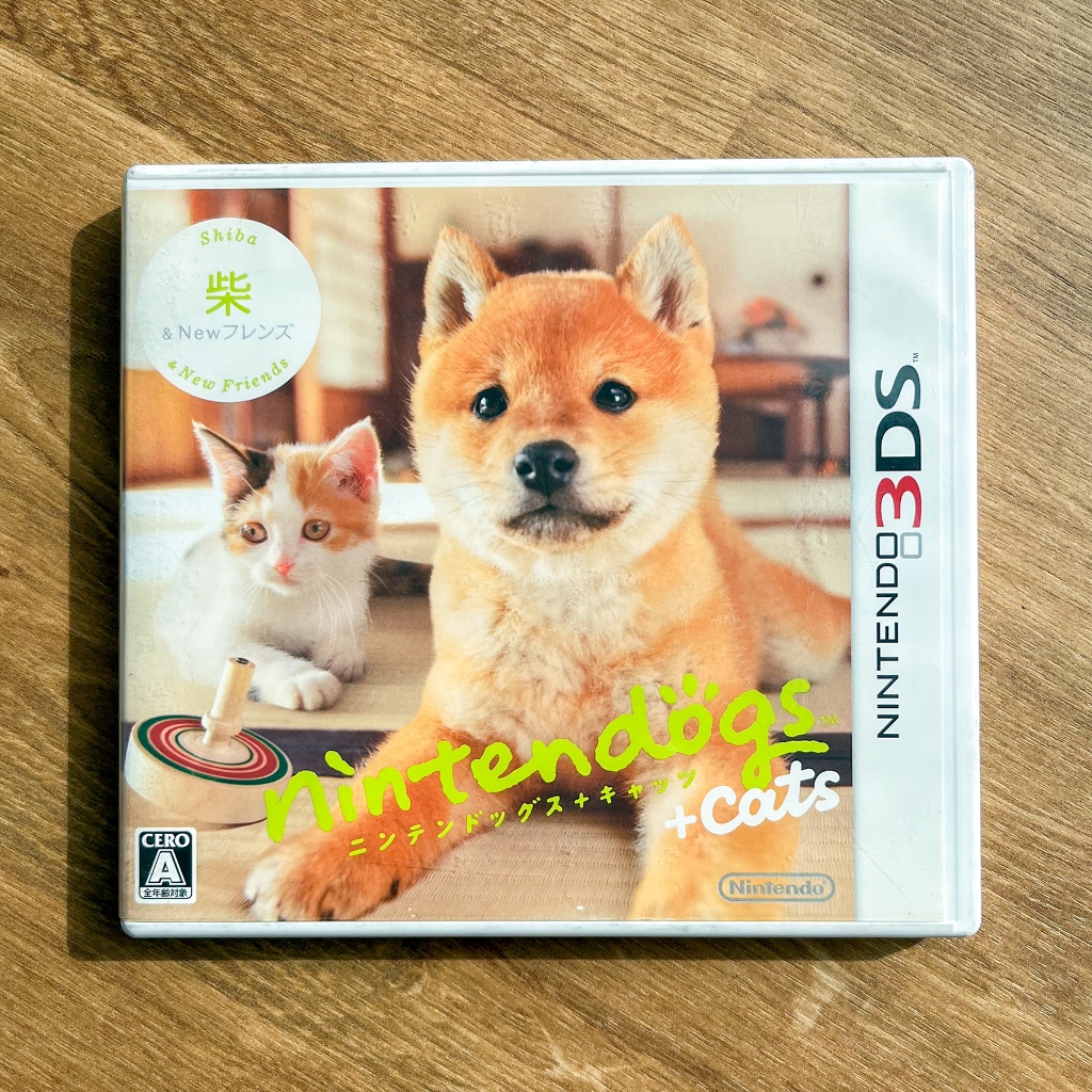 ตลับแท้ Nintendo 3DS : Nintendogs + Cats: Shiba & New Friends มือสอง ...