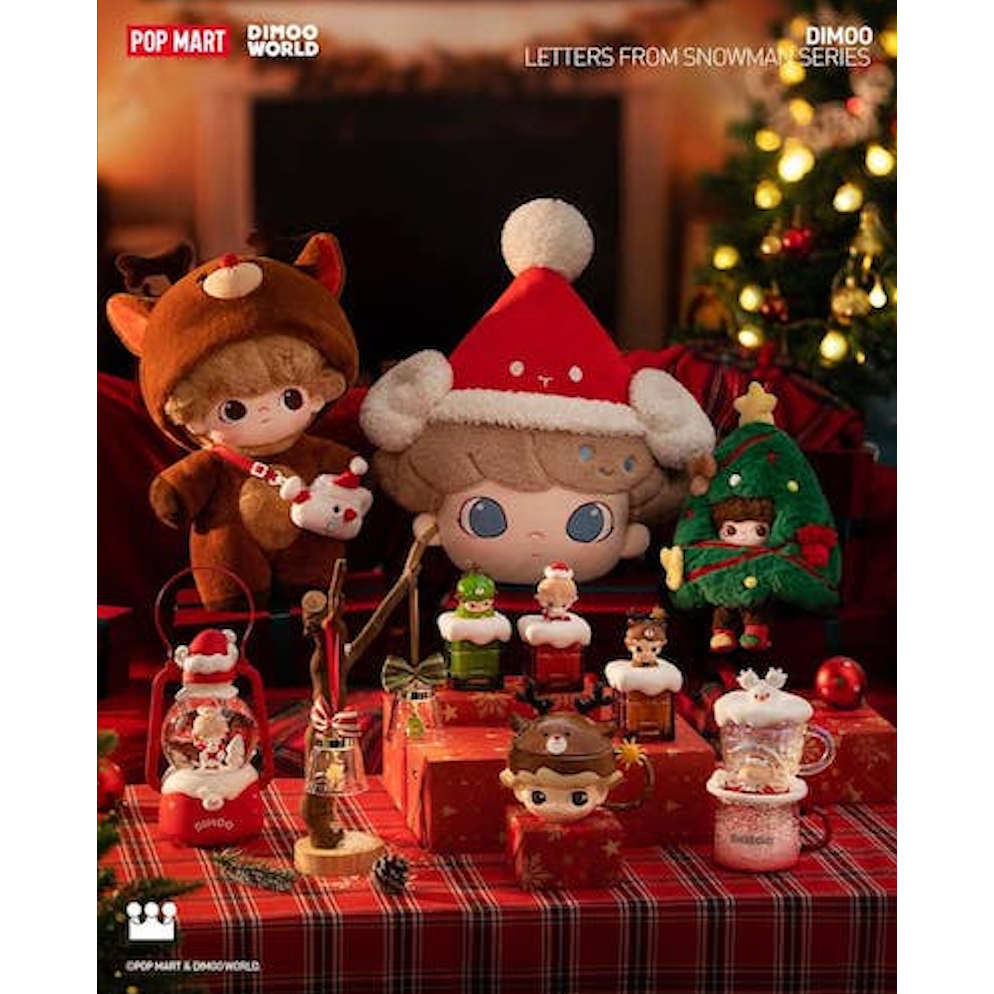[ลดในไลฟ์] Dimoo Christmas หมอน ตุ๊กตา เทียน Pop Mart | Shopee Thailand