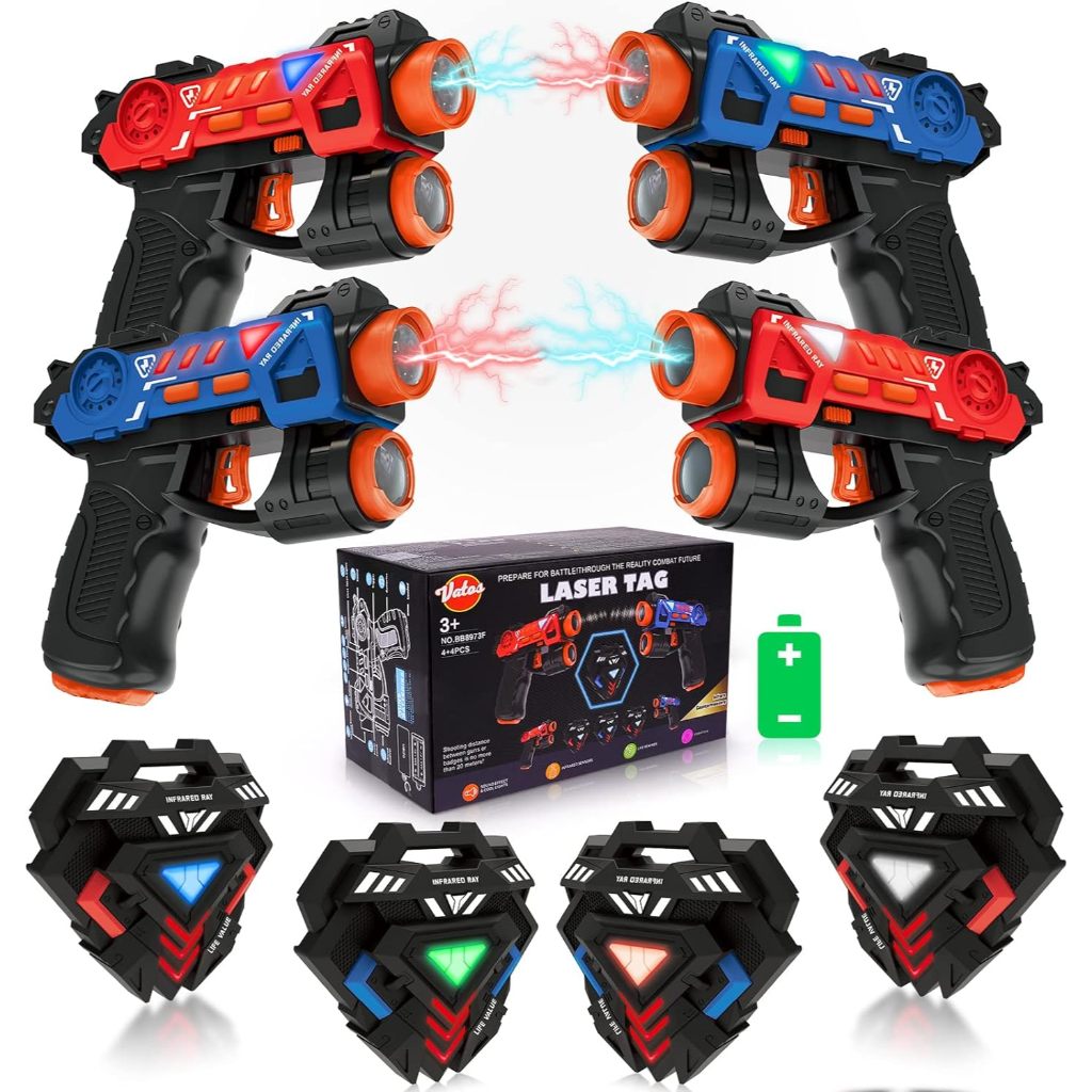 Laser Tag ปืนเลเซอร์แท็ก พร้อมชุดเกราะ ของเล่น LASER BATTLE เลเซอร์เกม ...