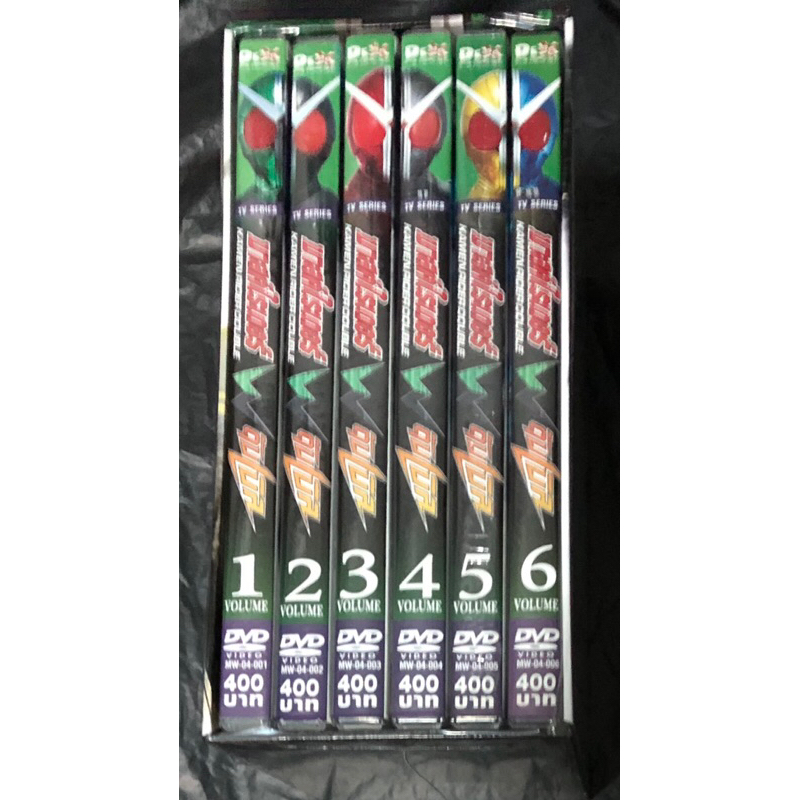 DVD Masked Rider W แผ่นที่ 1-6 + Box1 /ดีวีดี มาสไรเดอร์ ดับเบิ้ล ...