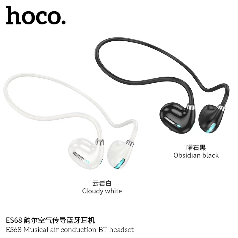 HOCO ES68 หูฟังสปอร์ต Air conduction BT 5.3 ฟังเพลง/คุยสาย ต่อเนื่อง 7 ...
