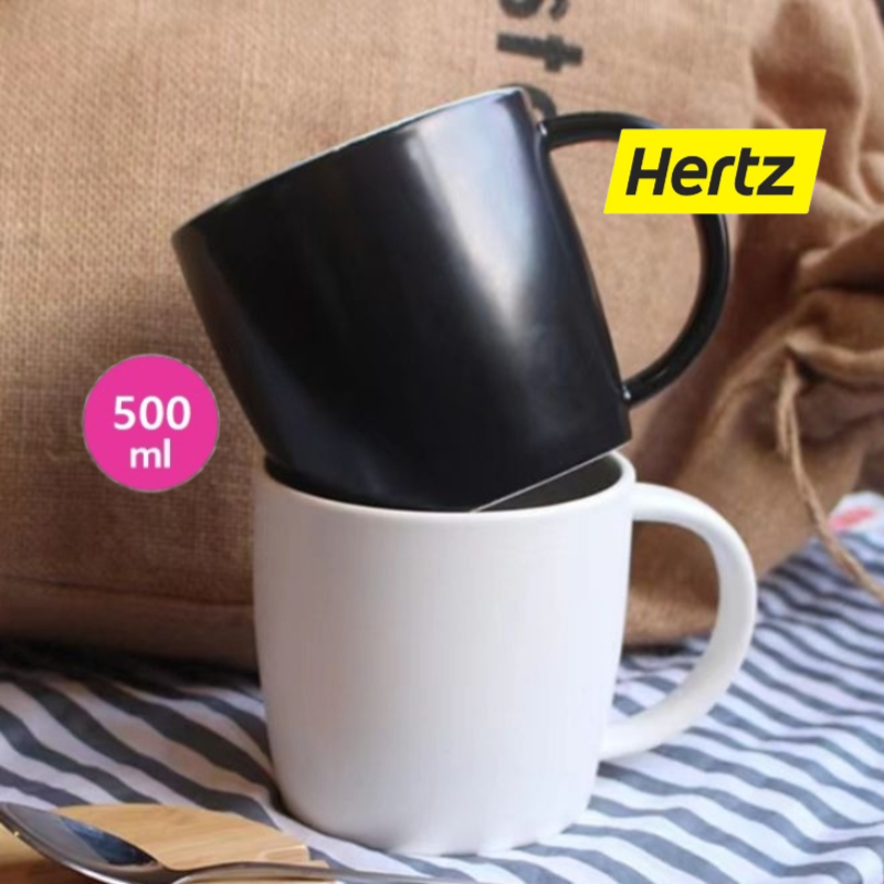 Hertz Cafe แก้วกาแฟเซรามิค สไตล์มินิมอล ขนาด 500 มล. | Shopee Thailand