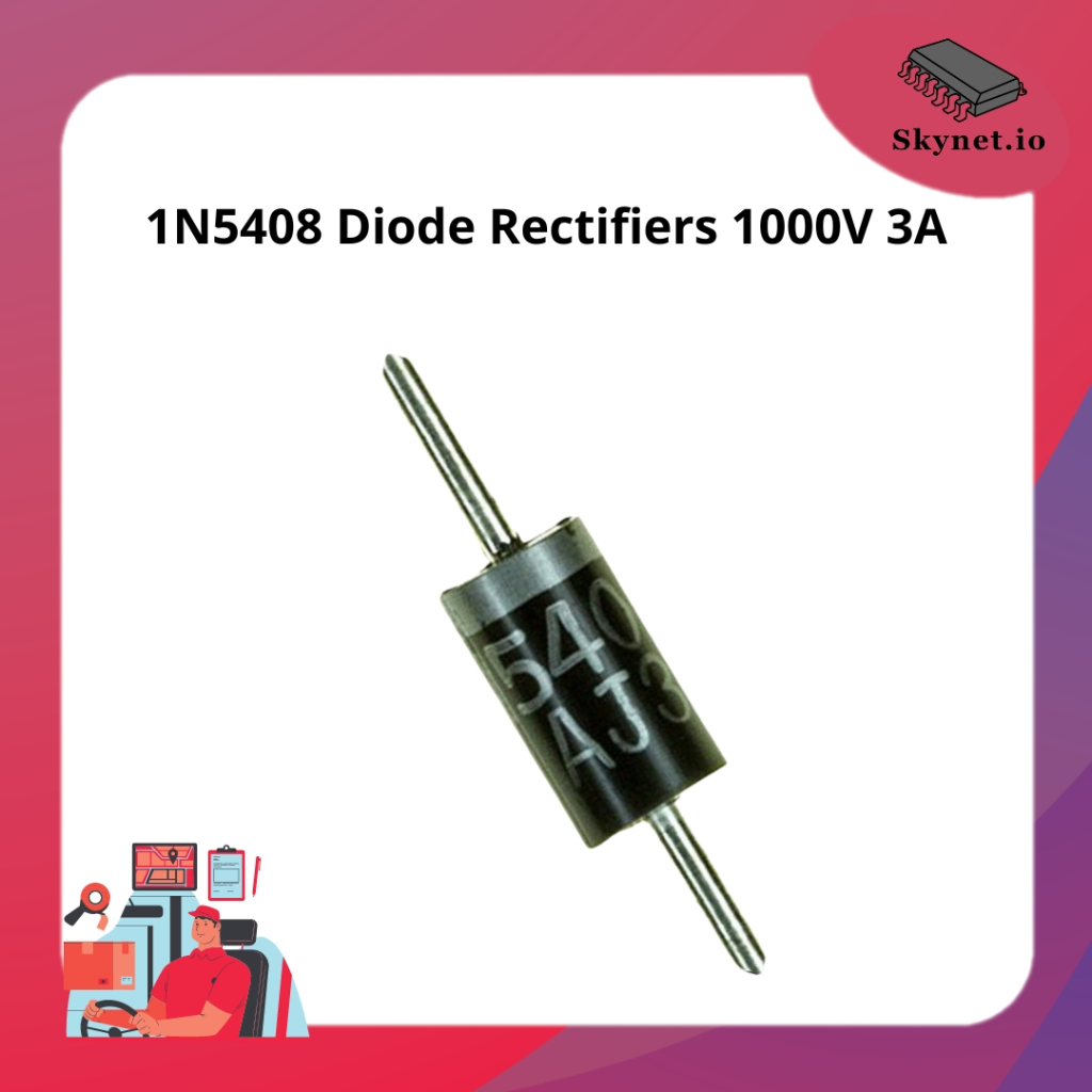 10 Pcs 1N5408 Diode Rectifiers 1000V 3A | Shopee Thailand