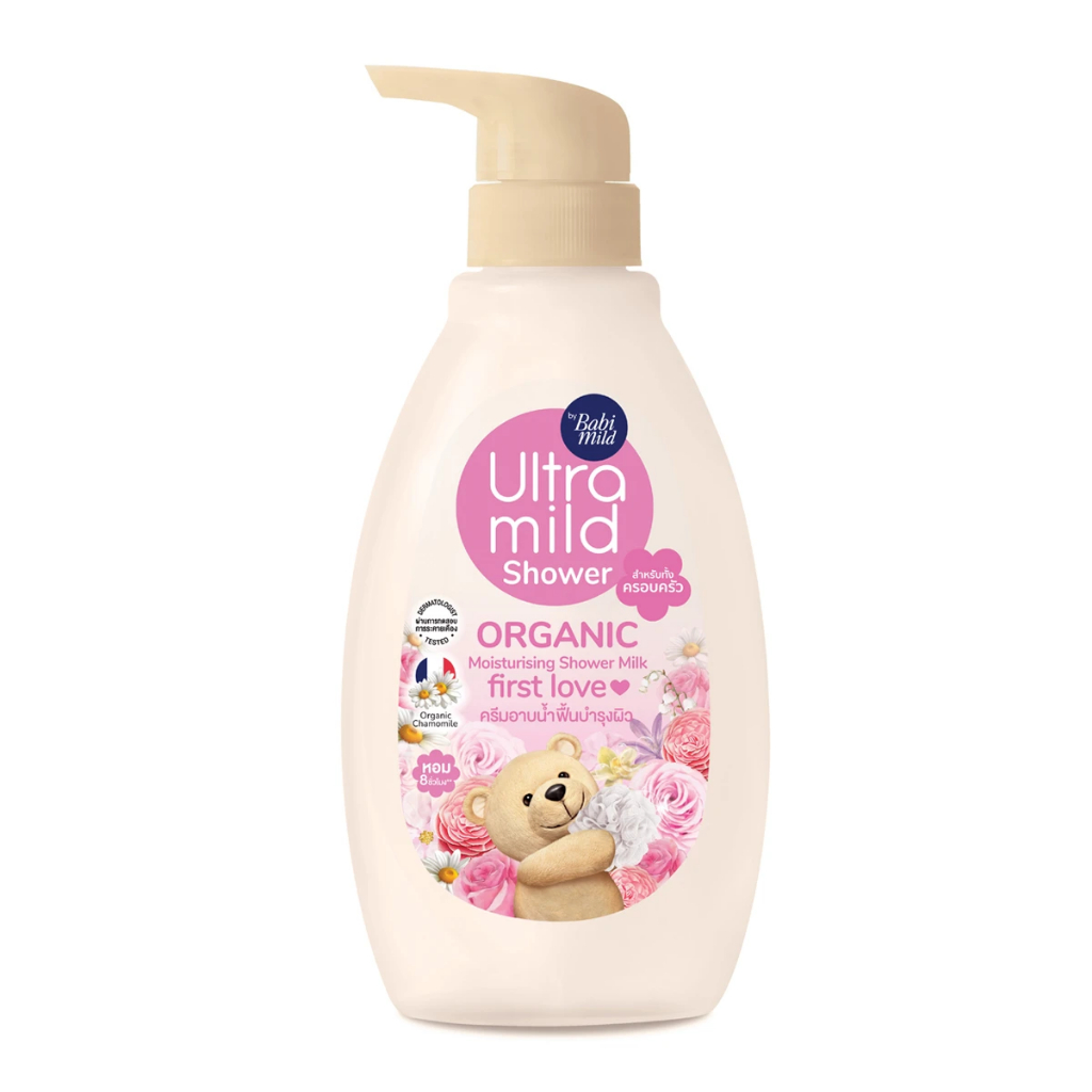 Babi Mild Ultra Mild Organic Moisturizing Shower Milk First Love Scent ...