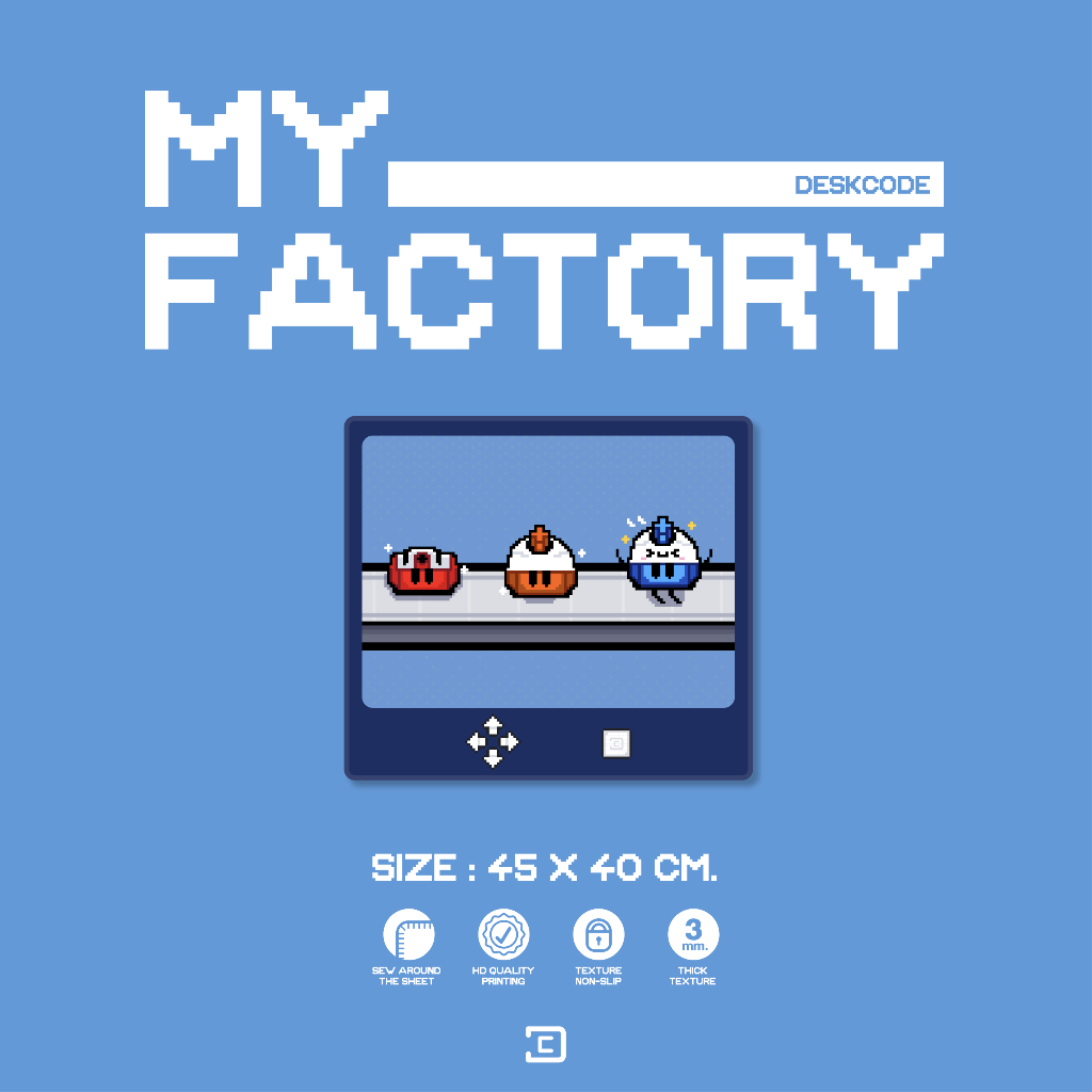[ DESKCODE ] แผ่นรองเมาส์ My Factory - DESKMAT COLLECTION แผ่นขนาดใหญ่ 90x40 80x30 60x35 และ ...