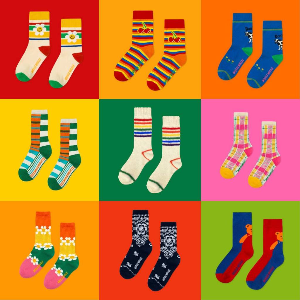 ( พร้อมส่ง ) Wiggle Wiggle Cushion Socks ถุงเท้า | Shopee Thailand