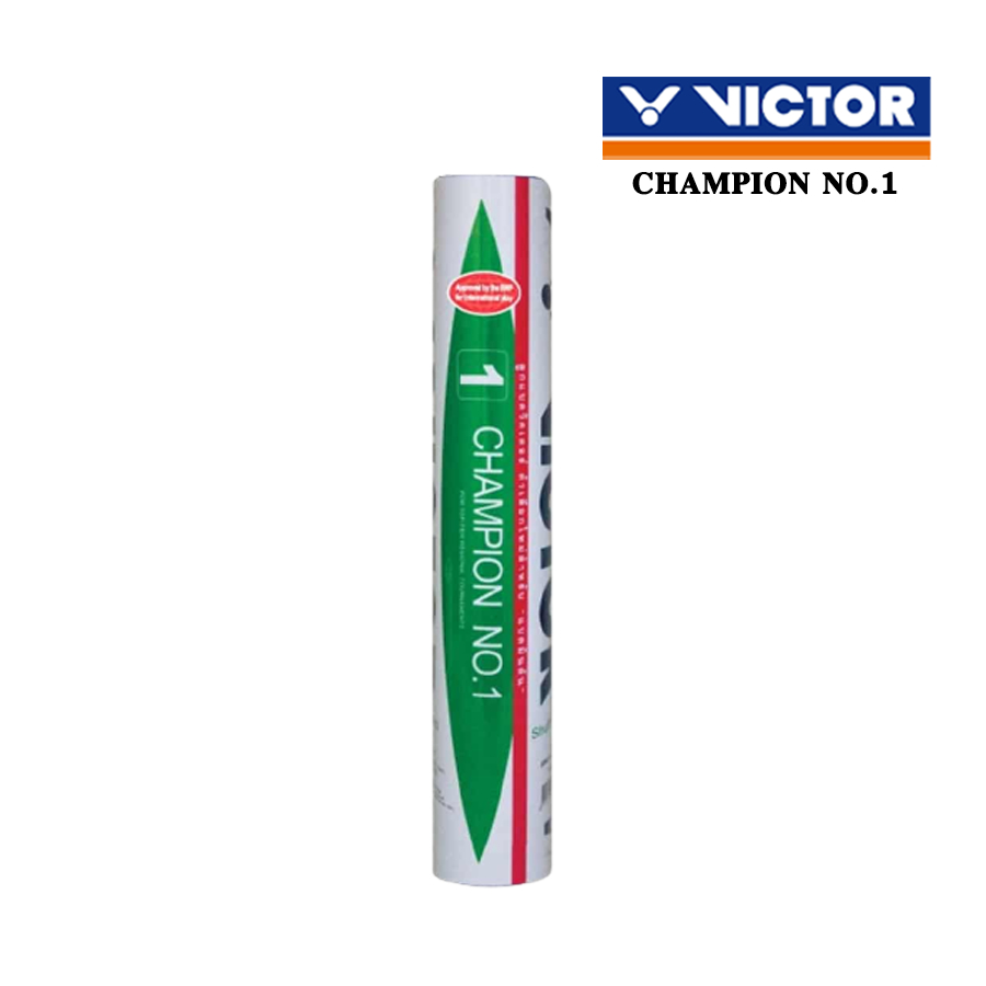 VICTOR ลูกแบดมินตัน รุ่น CHAMPION NO.1 ( 1 หลอด 12 ลูก ) | Shopee Thailand