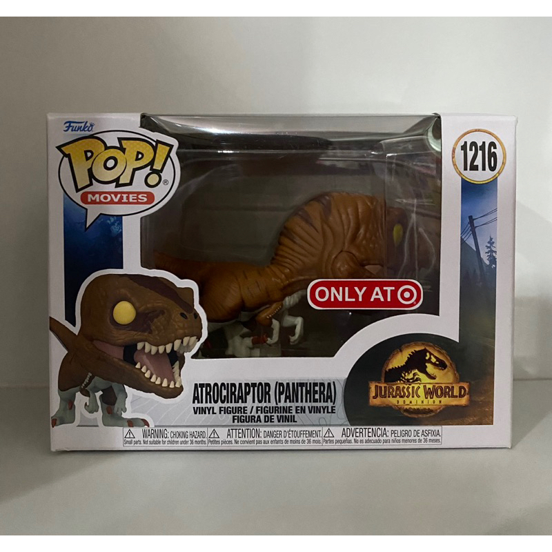 Funko Pop Atrociraptor (Panthera) Jurassic World Dominion Exclusive ...