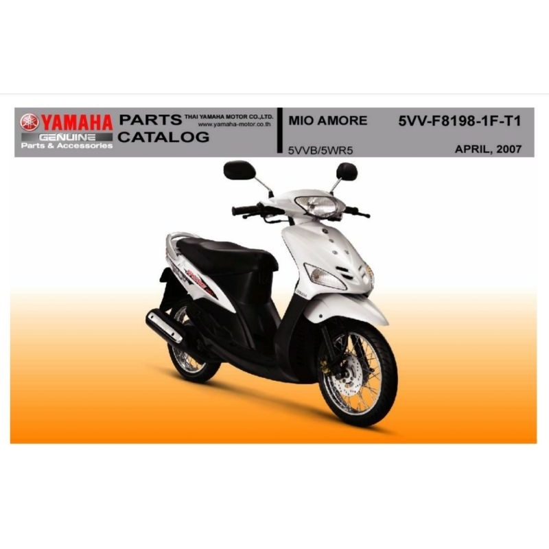สมุดภาพอะไหล่ Yamaha Mio ( ปี 2004-2009 ) | Shopee Thailand