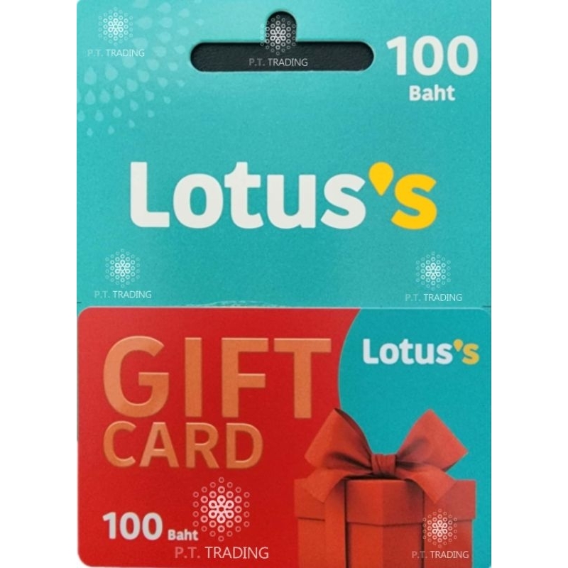 บัตร Gift Card Tesco Lotus มูลค่า 100 บาท | Shopee Thailand