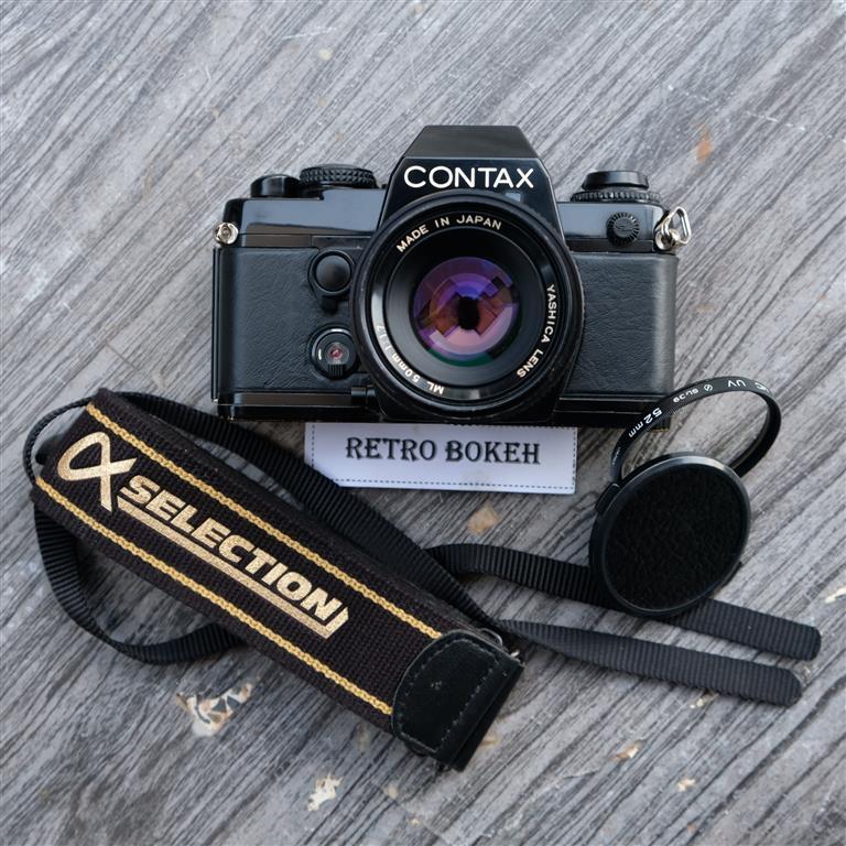 RARE !!! ชุดเทพ กล้องฟิล์ม CONTAX 139 Quartz + เลนส์ Yashica ML 50mm f1.7 (แฝด Carl ziess)+สาย ...
