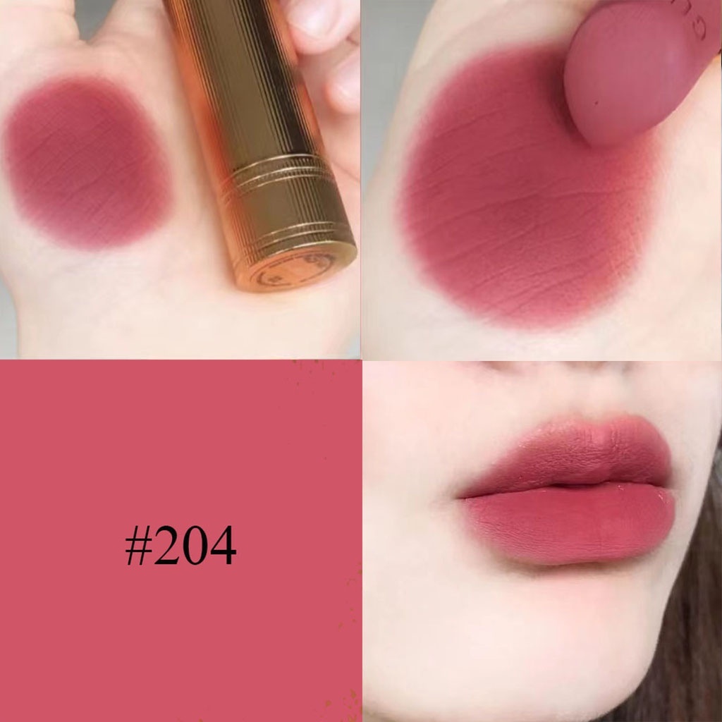 ลิปสติก Gucci Rouge A Levres Mat Lip Colour 3.5g Gucci lip สี 201, 204 ...
