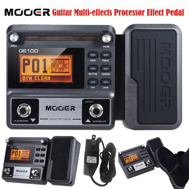 mooer ge 100 guitar multi effect มัลติเอฟเฟคกีต้าร์(มือสองสภาพดี ...