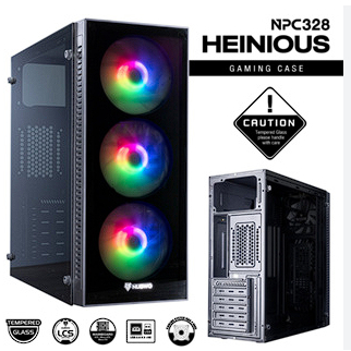 CASE (เคสคอม) Nubwo NOXIOUS NPC329 COMPUTER GAMING CASE ประกัน 1ปี | Shopee Thailand