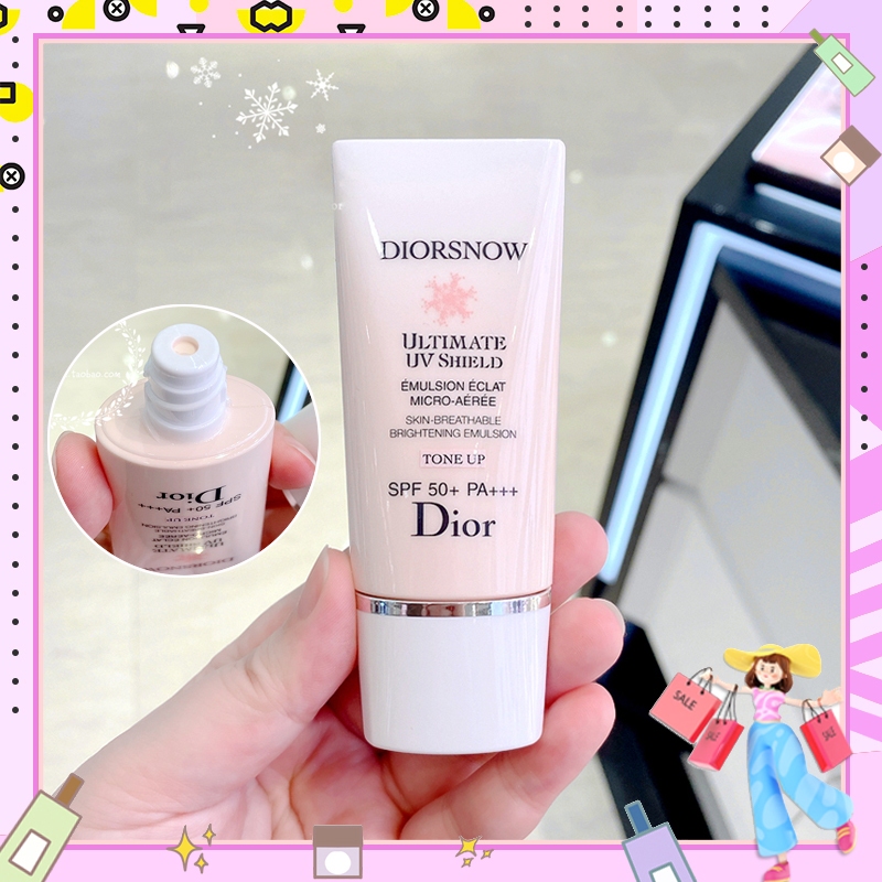 💐Dior💐 Diorsnow UV Shield SPF 50+ PA+++ 30 ml sunscreen Quickly absorbed and very light | Shopee ...