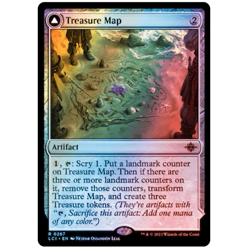 The Lost Caverns of Ixalan Foil: Treasure Map | Shopee Thailand