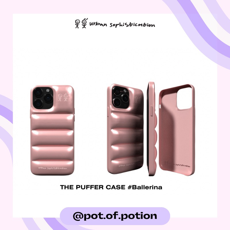 พร้อมส่ง Urban Sophistication — The Puffer Case iPhone 15 /14 Pro Max ...
