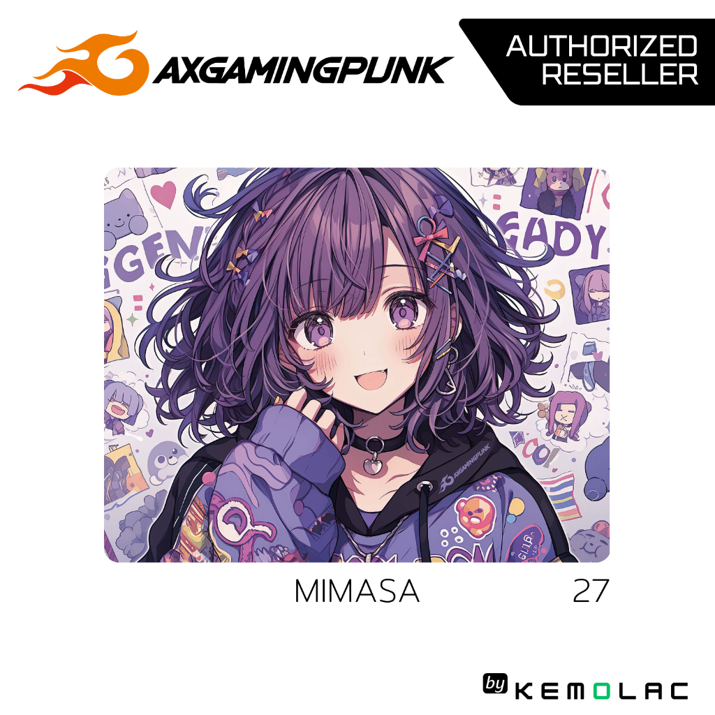 AXgamingPUNK แผ่นรองเมาส์เกมมิ่ง Uncoated เปลี่ยนสินค้าหากสภาพไม่ ...