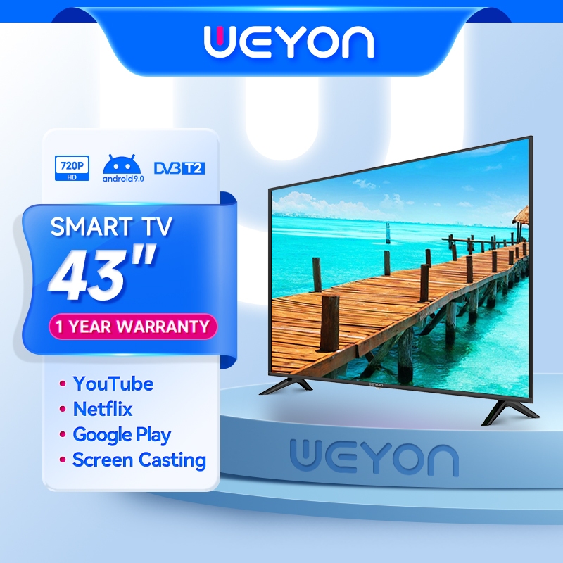 WEYON TV 43 inch Smart TV LED Android TV 1-year warranty Wifi/Youtube ...